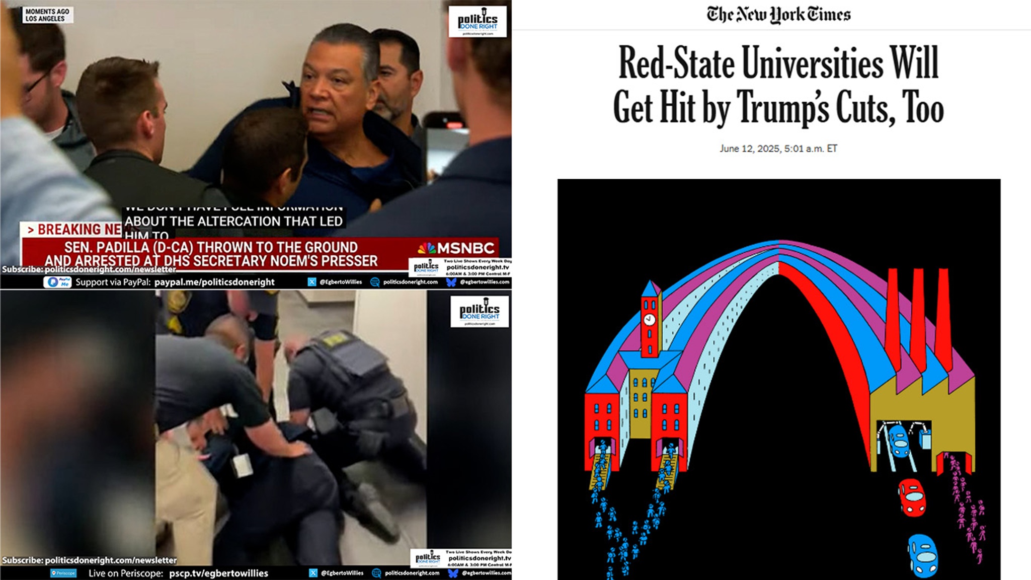 Red-State Universities Will Get Hit by Trump’s Cuts. Alex Padilla