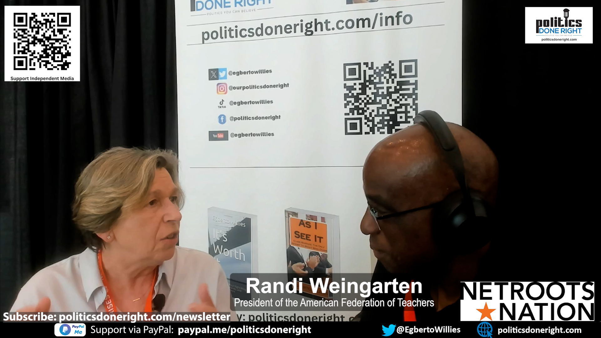 AFT Pres. Randi Weingarten admonishes Democratic Party as