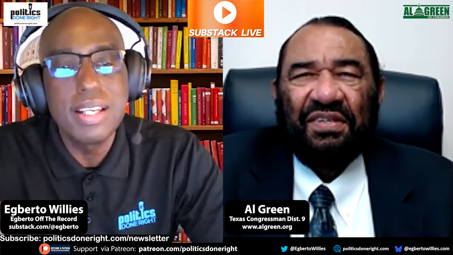 Censured but Not Silenced Al Green’s Progressive Vision for Texas